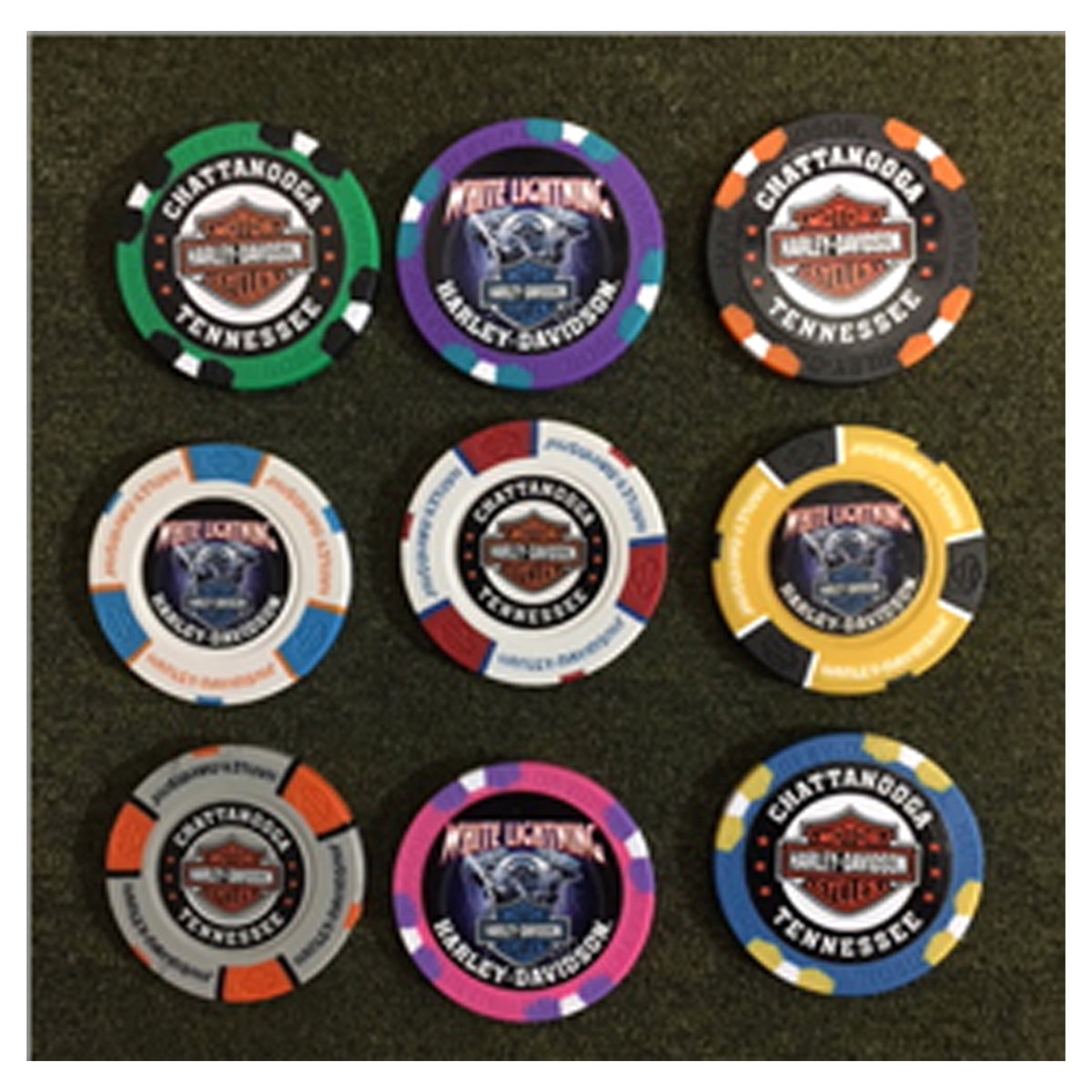 WLHD Poker Chip – White Lightning Harley-Davidson